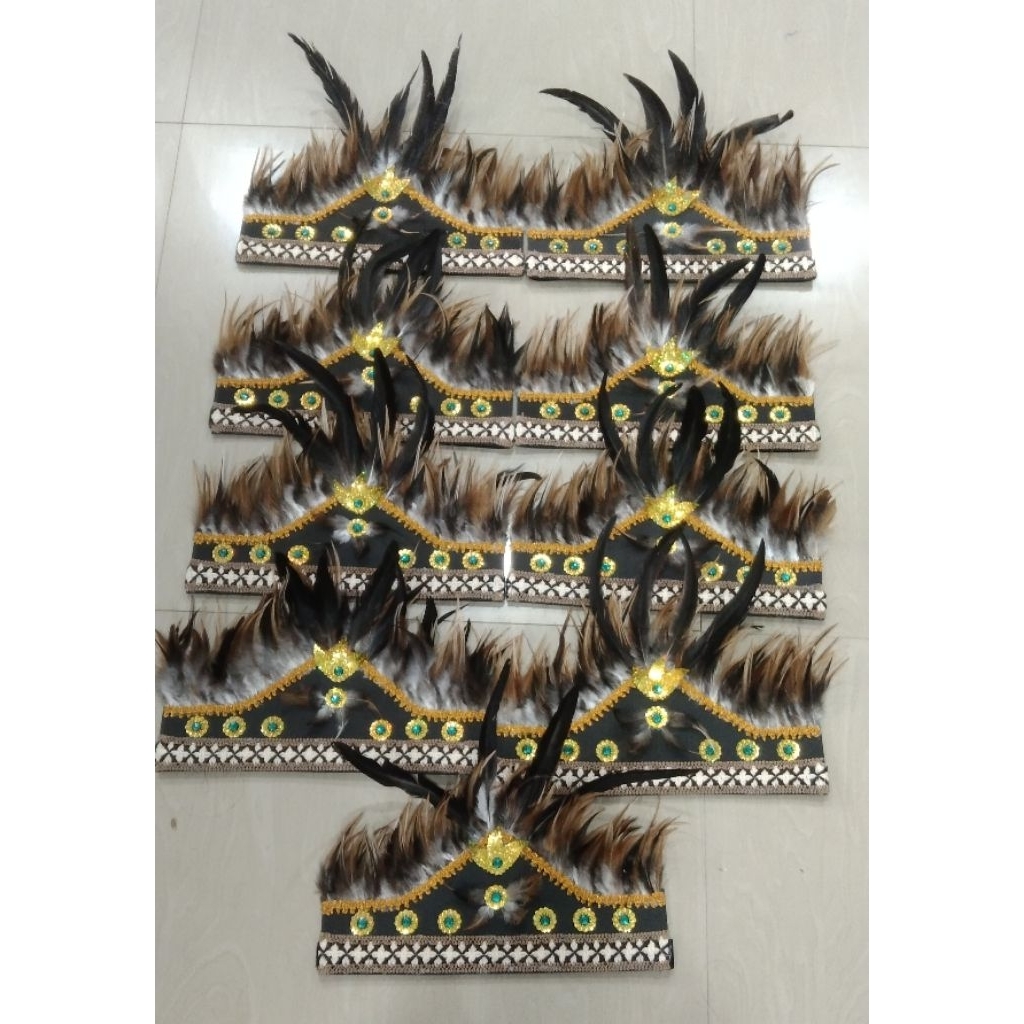 Jual topi Dayak bulu Kalimantan | Shopee Indonesia