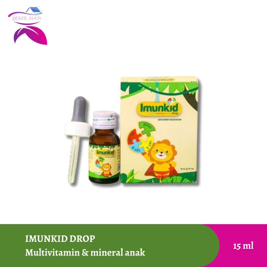 Jual Imunkid Drop 15ml Vitamin Daya Tahan Tubuh Anak | Shopee Indonesia