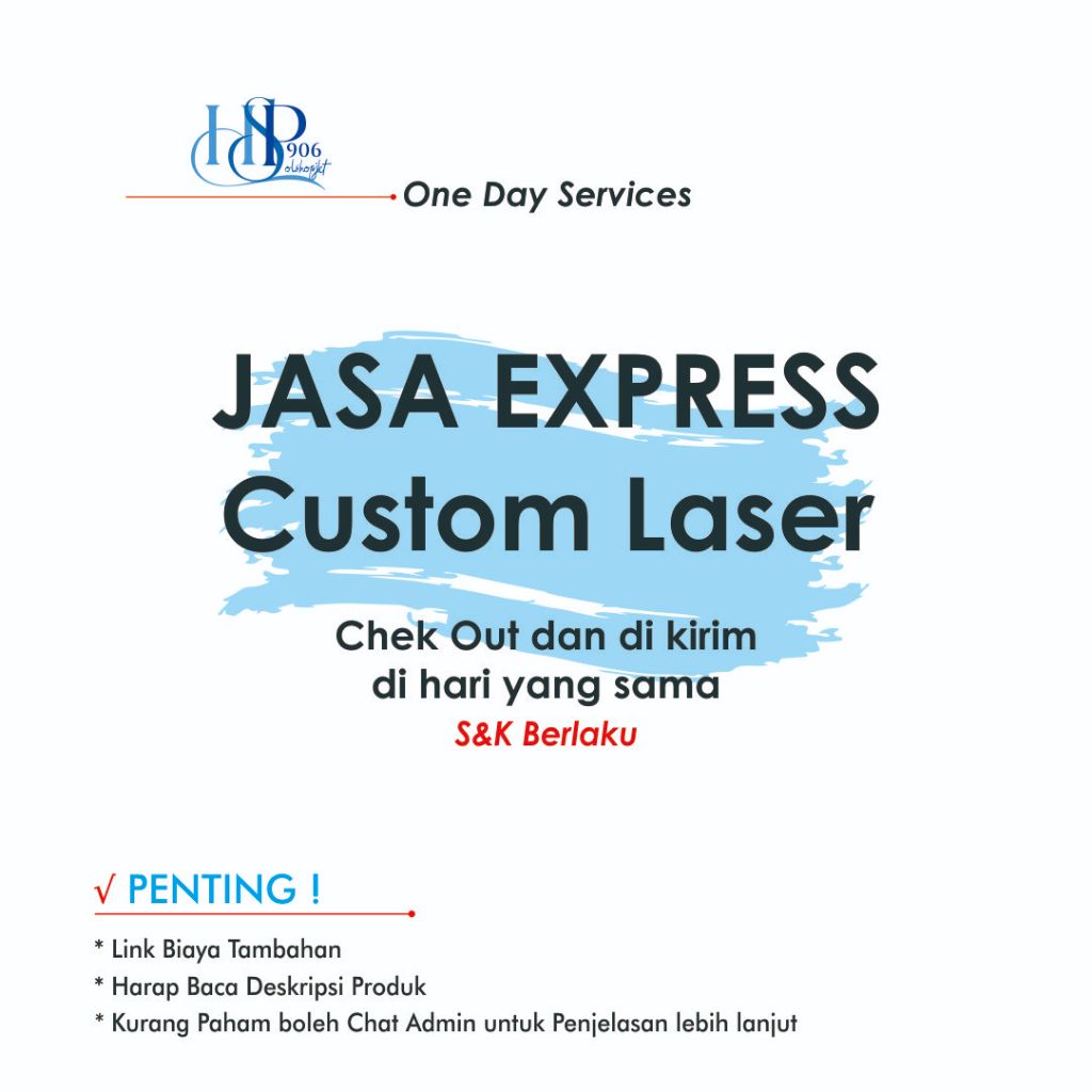 Jual Jasa Laser Express 1 HARI JADI | One Day Service | Custom Laser ...