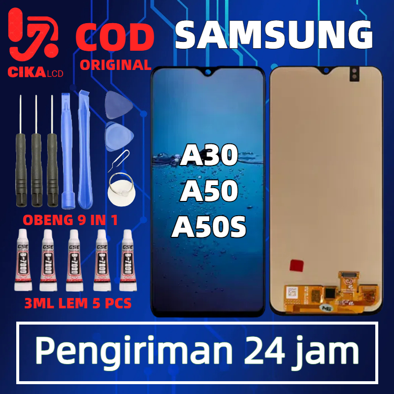 Jual 【ASLI 100%】LCD SAMSUNG A30/A50/A50S FULLSET TOUCHSCREEN GARANSI 1 TAHUN | FREE ALAT PASANG ...