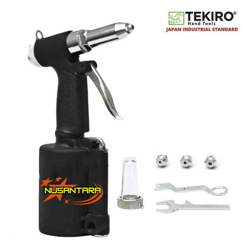 Jual Tang Rivet Angin TEKIRO Asli Jepang - Pneumatic Air Riveter Heavy ...