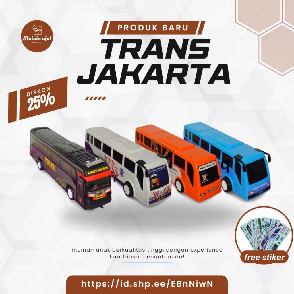 Jual MAINAN ANAK KENDARAAN BUS RKC 02041-5 BUSWAY | Shopee Indonesia