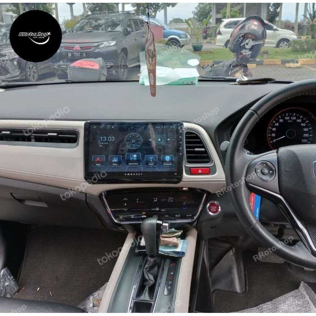 Jual Head Unit Tape Android Mobil Honda HRV 9 Inch Double Din Headunit ...