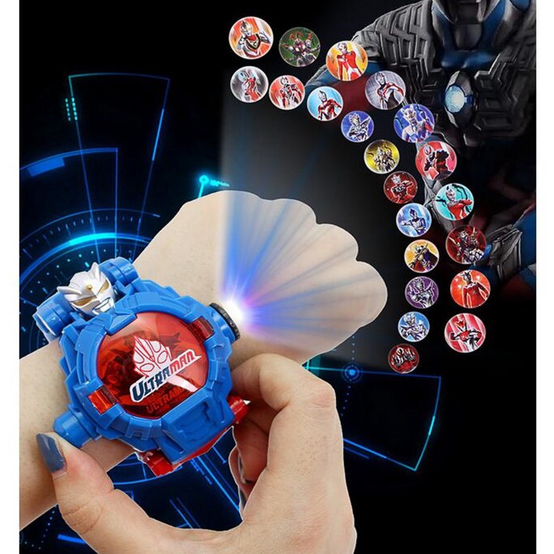 Jual KODE I63Q Jam Tangan Anak Robot Laser Proyektor SPIDERMAN | Shopee ...