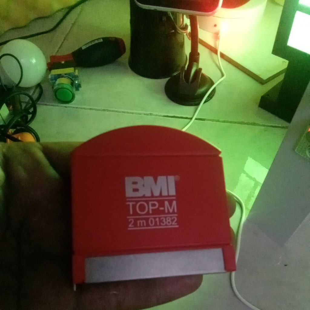 Jual METERAN BMI 2 meter, angka 2 sisi, 2 skala pengukuran depan dan ...
