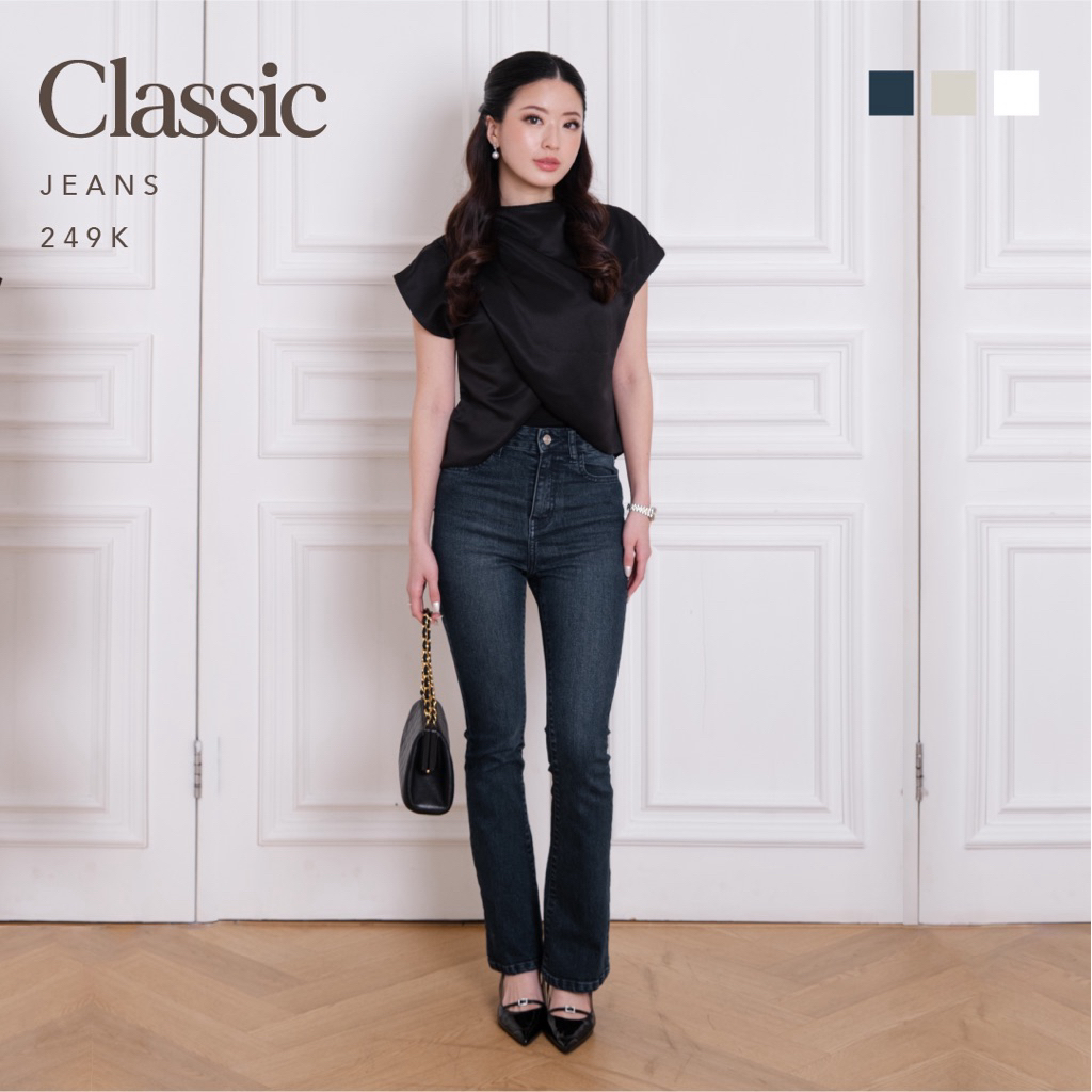 Jual Classic Jeans -- Ocha Wear X Valerie Pola | Real Denim | Trendy ...