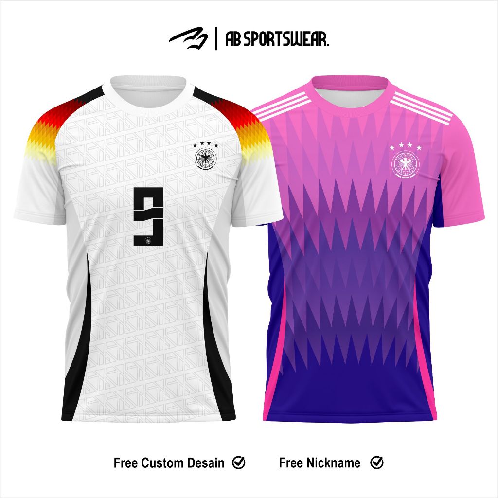 Jual JERSEY TIMNAS GERMANY FREE CUSTOM NAMA DAN NOMOR PUNGGUNG | Shopee ...