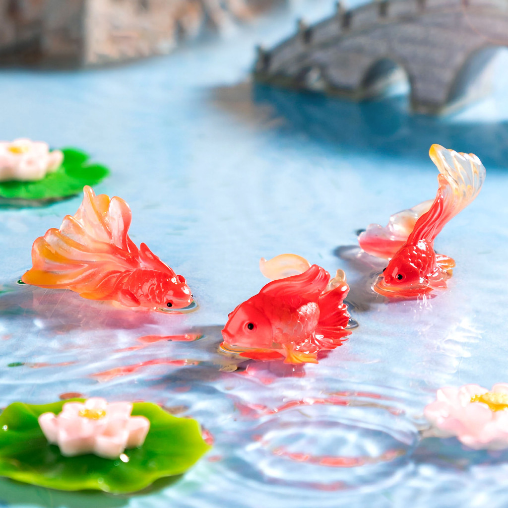 Jual Miniatur Micro Landscape Goldfish Ikan Mas Koki | Shopee Indonesia