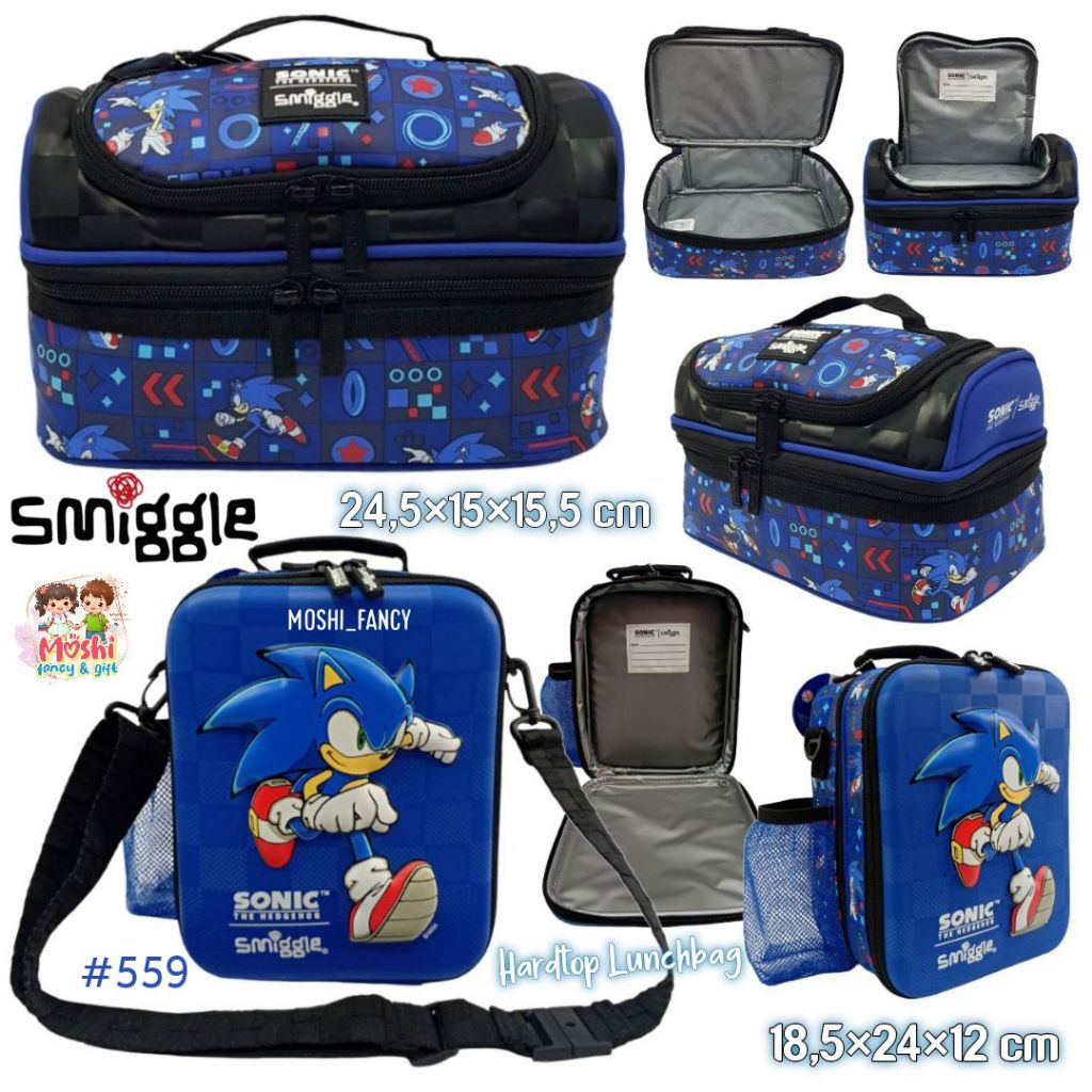 Jual Tas Makan Smiggle Sonic / Lunch Bag Smiggle Sonic Anak Laki-Laki ...