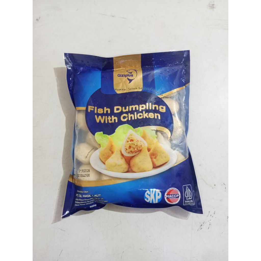 Jual Giziplus dumpling chicken/dumpling isi ayam 500gr | Shopee Indonesia