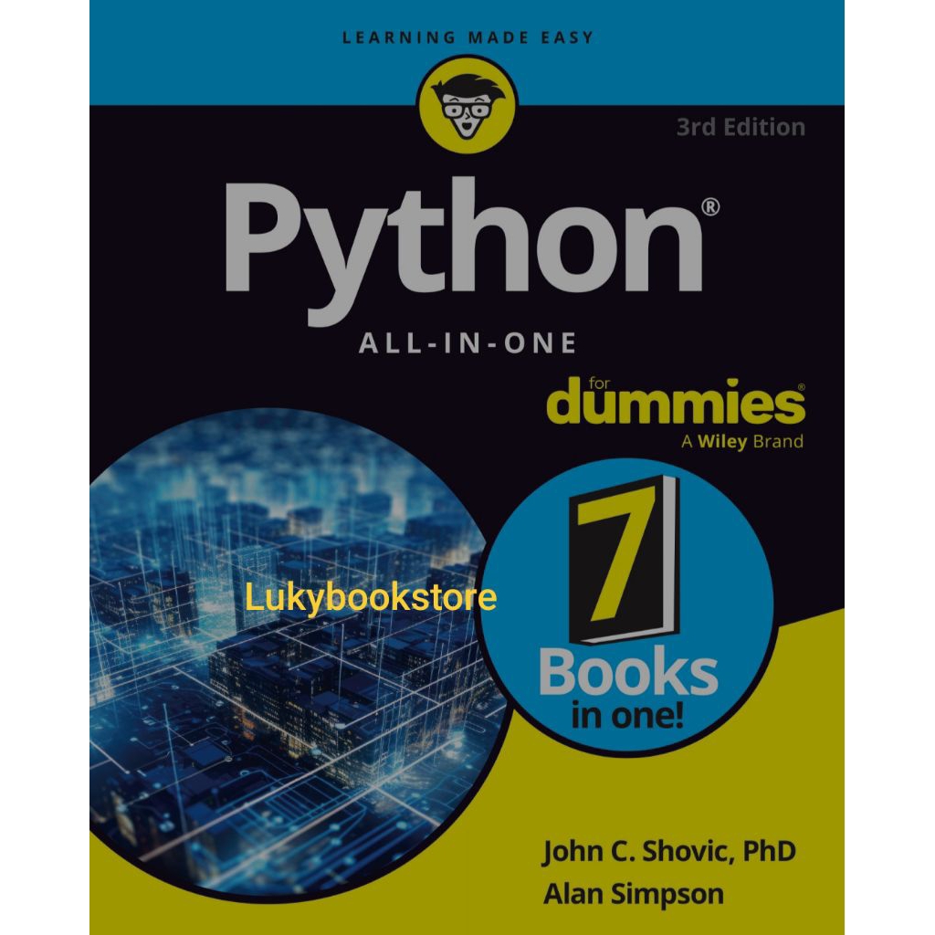 Jual Buku Python All-in-One For Dummies 3rd Edition by Alan Simpson ...