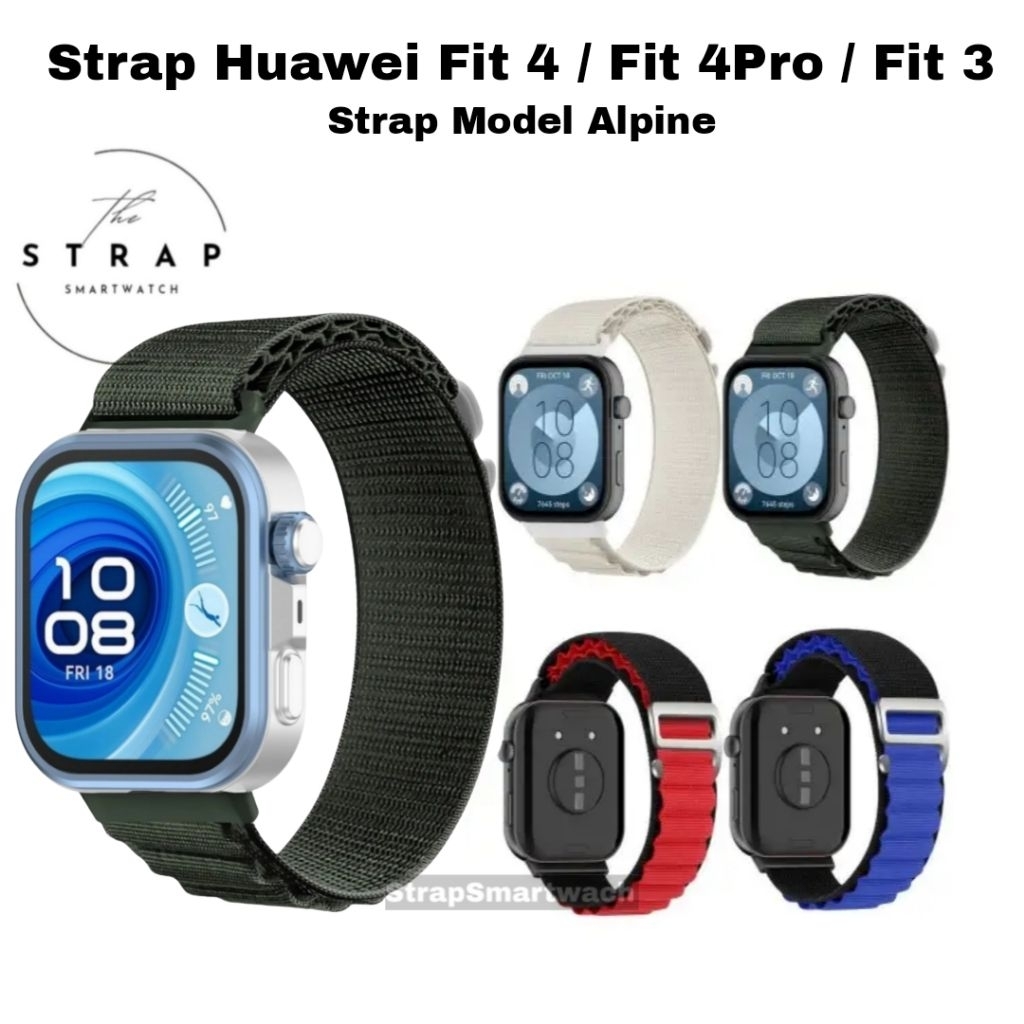 Jual Strap Huawei Watch Fit 4/4Pro/3 Strap Alpine Loop Huawei Fit 4 ...