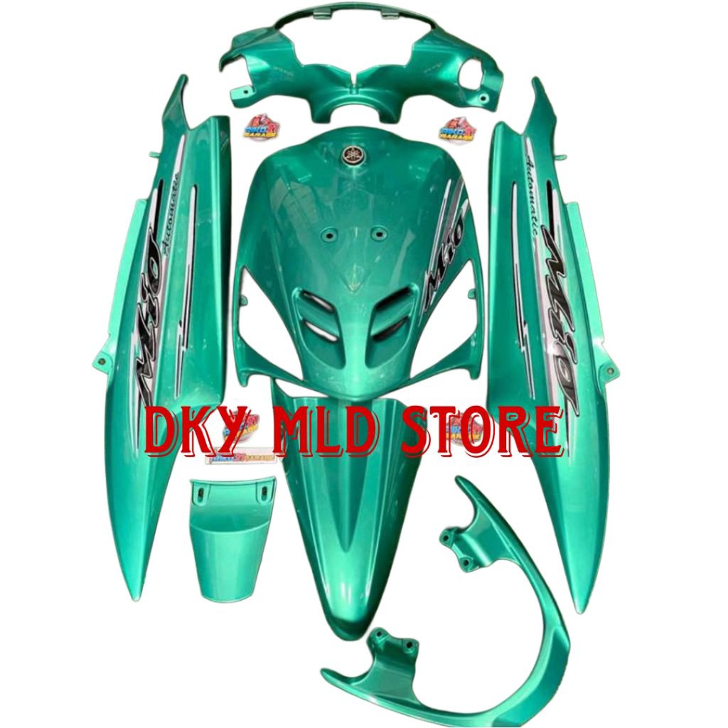 Jual body halus motor yamaha Mio sporty aliens green non striping ...