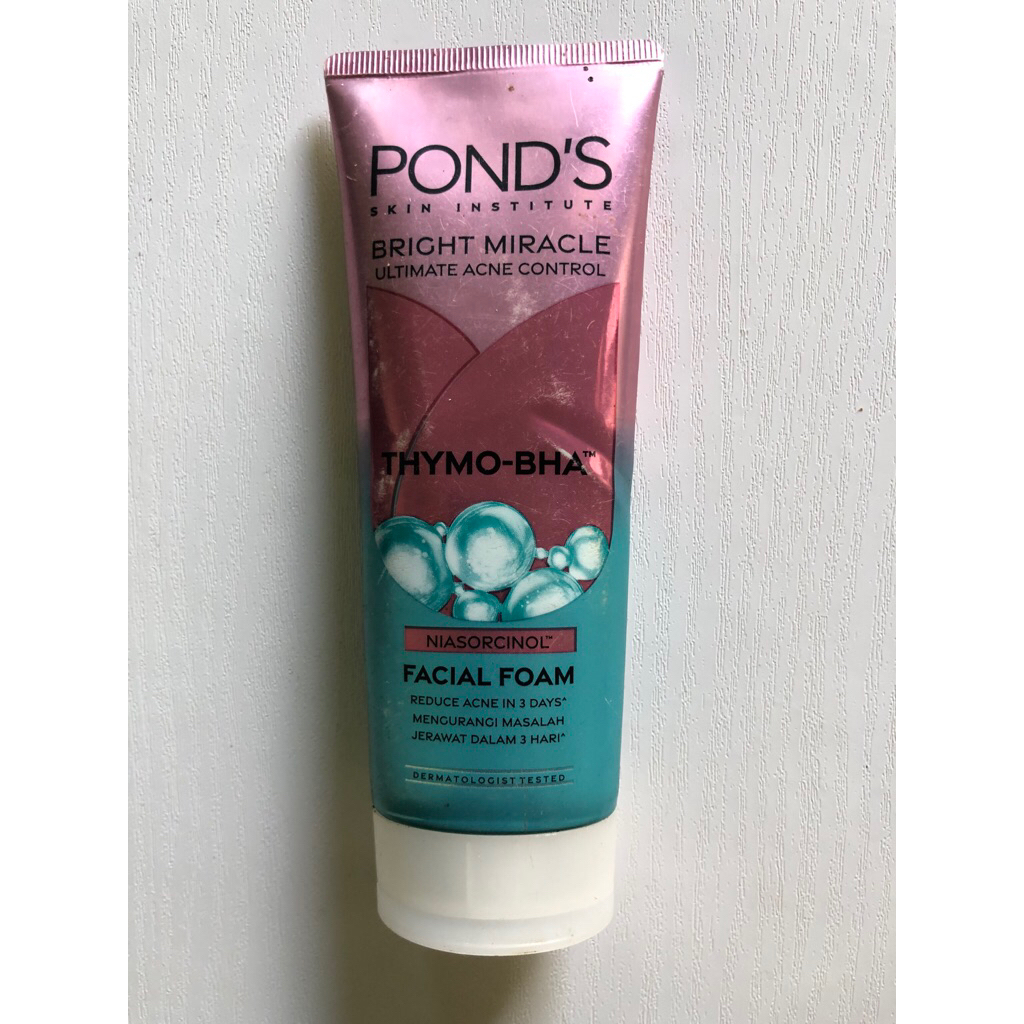 Jual Ponds Skin institute bright miracle ultimate acne control thymo ...