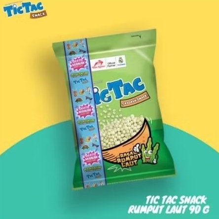 Jual Tic Tac Snack Rumput Laut 90 gr / pilus tic tac rumput laut ...
