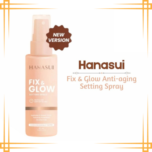 Jual Hanasui Fix and Glow Setting Spray 60ml | Shopee Indonesia