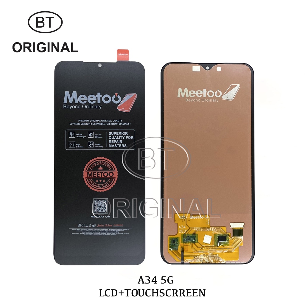 Jual LCD SAMSUNG A34 5G - A346 - ORIGINAL MEETOO | Shopee Indonesia