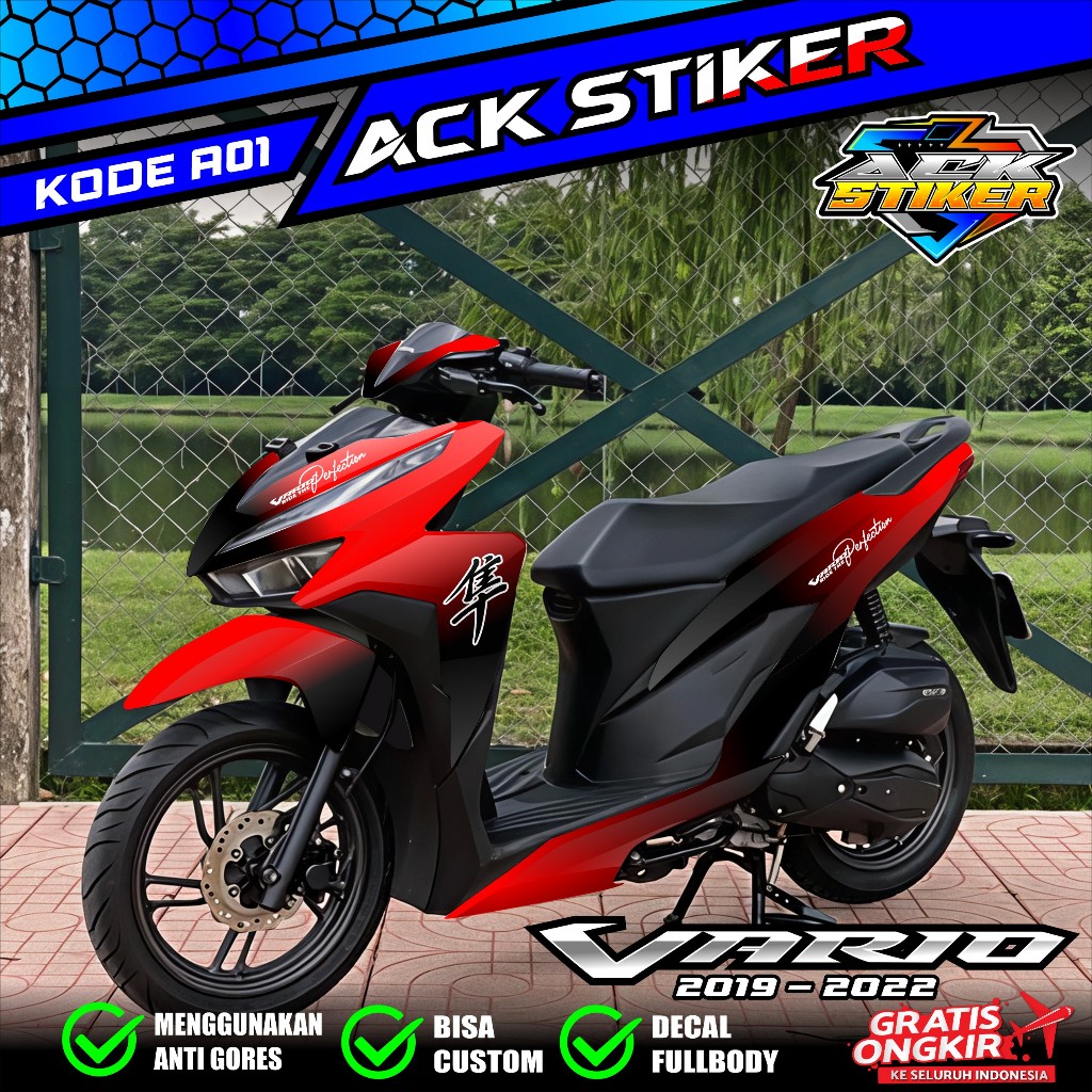 Jual (COD) TERBARU Decal Sticker Honda Vario New 125 150 Full body - Stiker Skotlet Modifikasi ...
