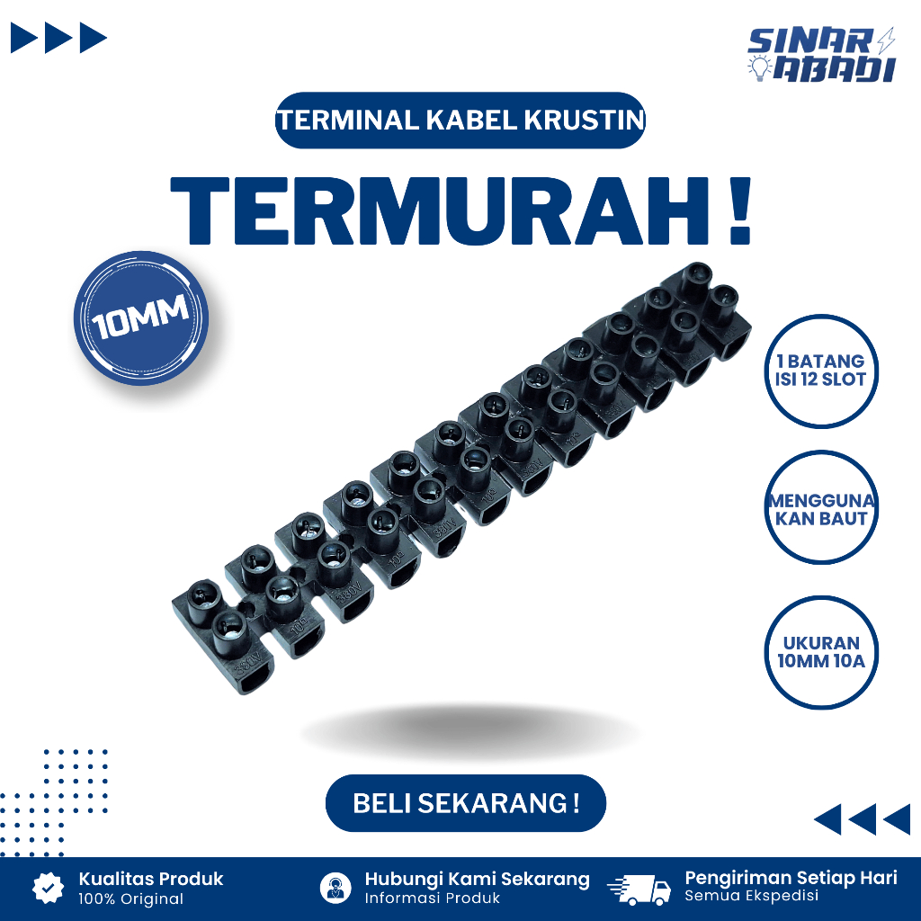 Jual SMC Terminal Kabel Krustin 10MM 10A | Shopee Indonesia