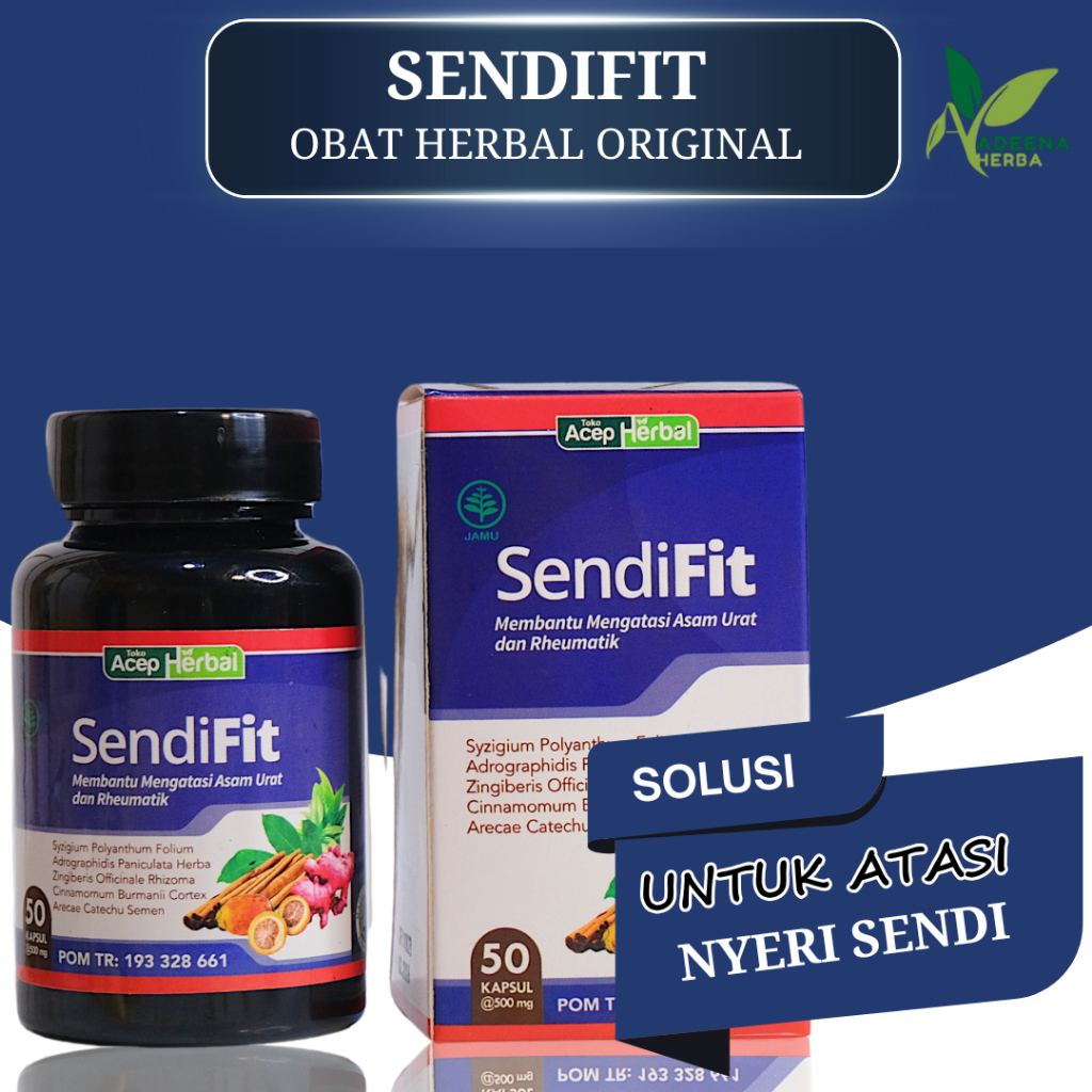 Jual Sendifit Obat Herbal Original Atasi Nyeri Sendi Sakit Lutut Syaraf ...