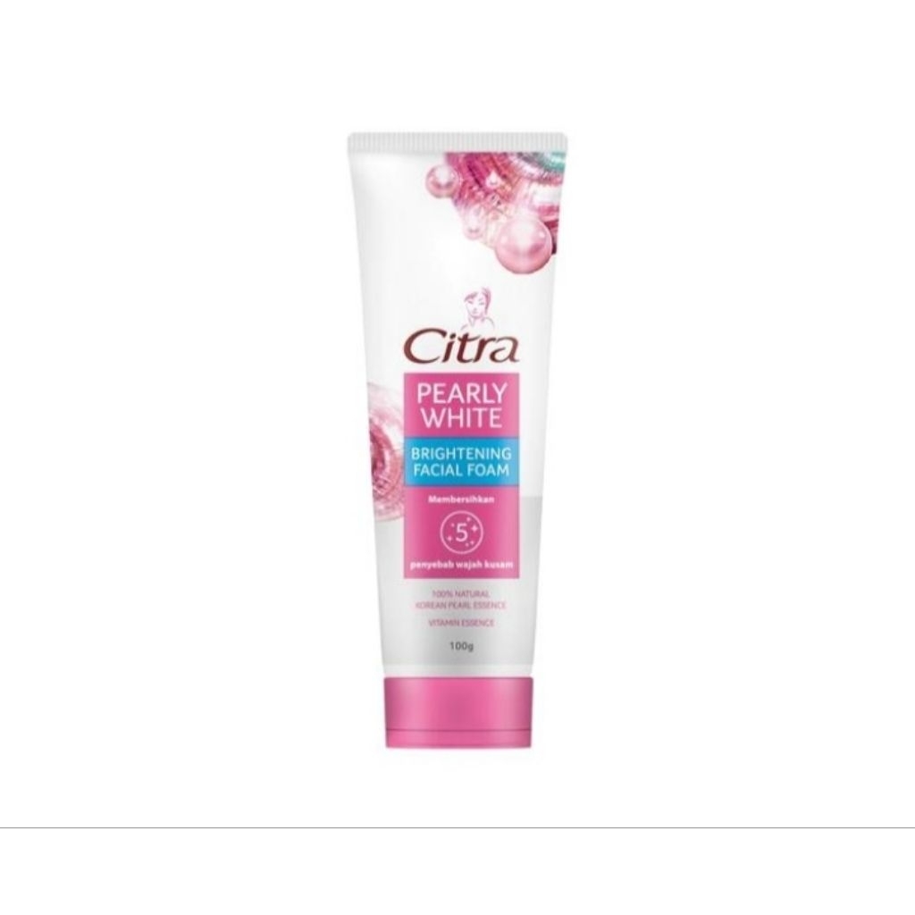 Jual Citra Pearl White Brightening Facial Foam 100g | Shopee Indonesia