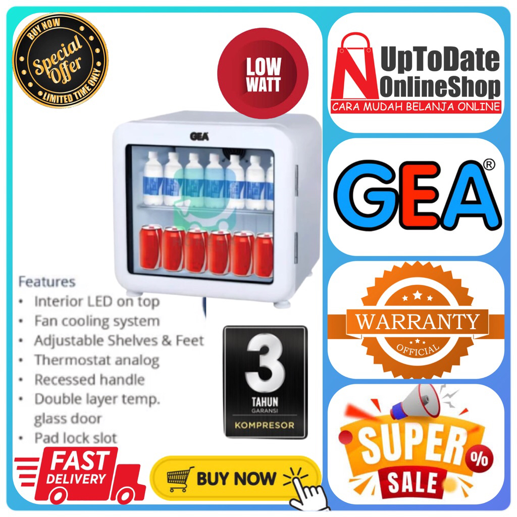 Jual SHOWCASE MINI / LEMARI PENDINGIN MINI GEA EXPO-50CVD EXPO50 EXPO ...