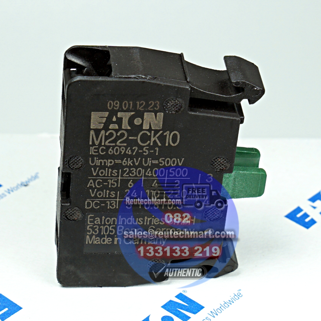 Jual Eaton M22-CK10 Contact Block Eaton Moeller 1NO | Shopee Indonesia