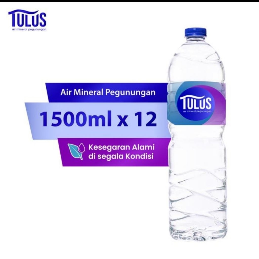 Jual Air Minum Tulus Kemasan 1500ml ( Isi 12 pcs) | Shopee Indonesia