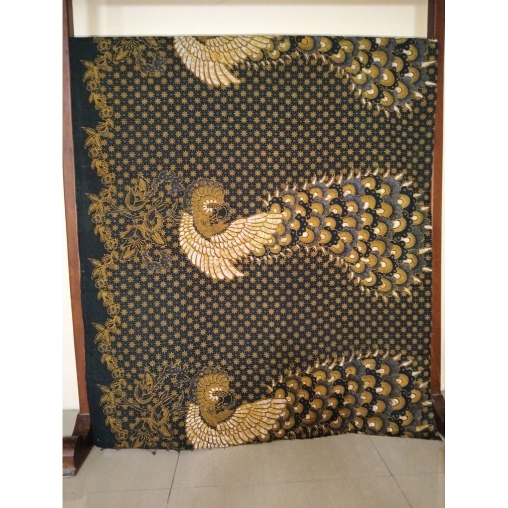 Jual batikdss bahan batik kombinasi tulis motif merak original | Shopee ...