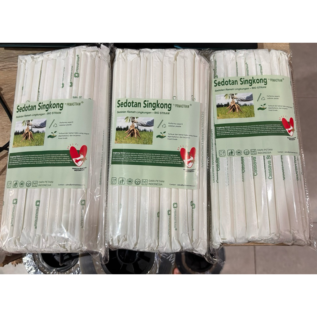 Jual Cassava Straw 6mm (BIODEGRADABLE) | Shopee Indonesia