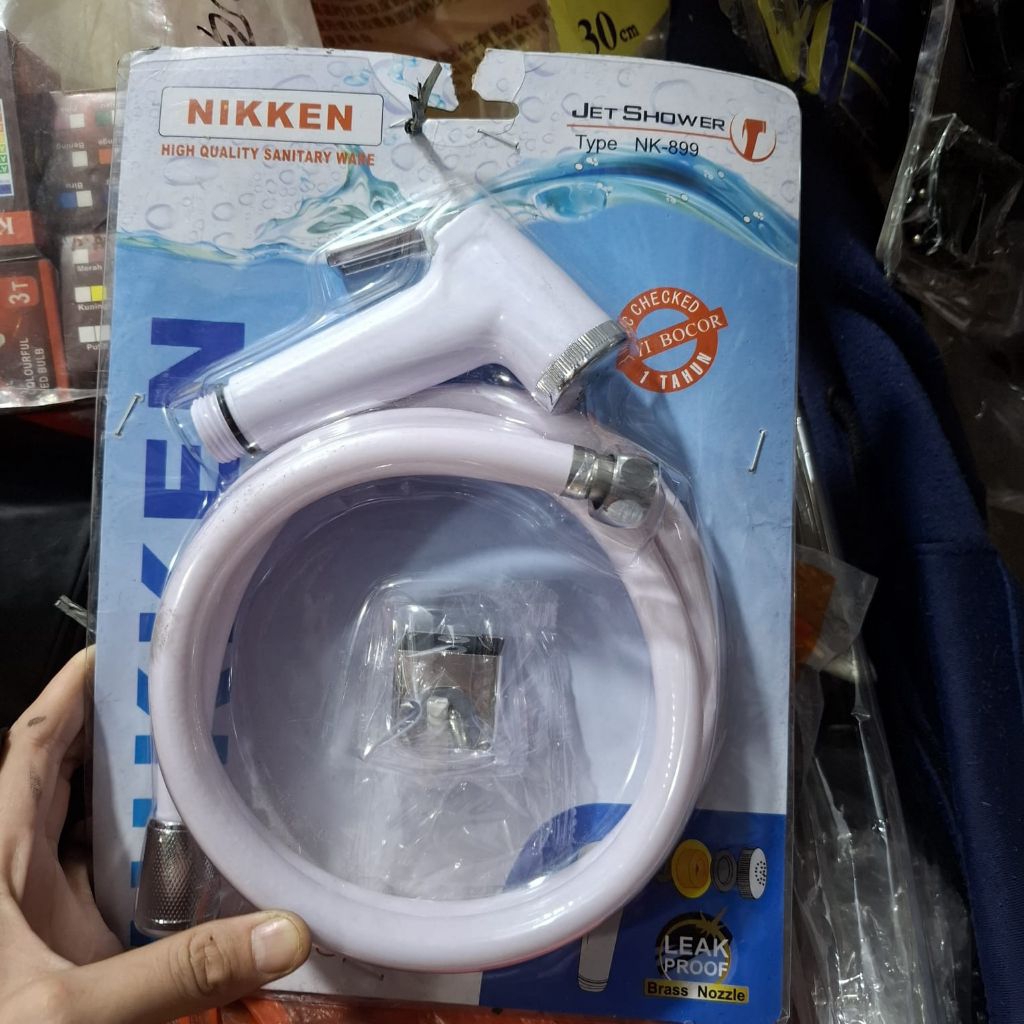 Jual Jet Shower Nikken / Shower Toilet / Sower/Kran Cebok-Warna Putih ...
