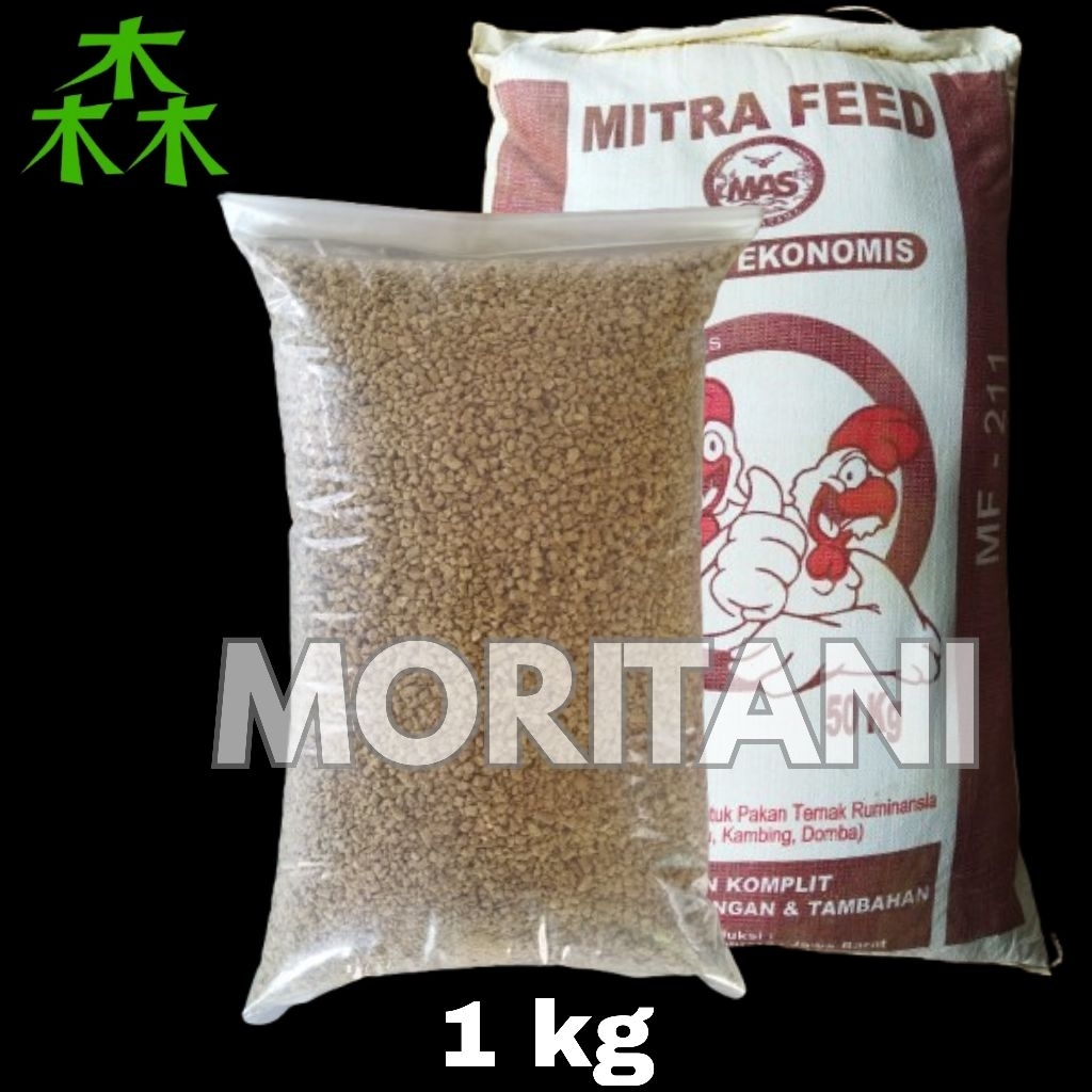 Jual Pur Pakan Ayam Buras MITRA FEED MF-211 1 kg Kemasan Repack ...