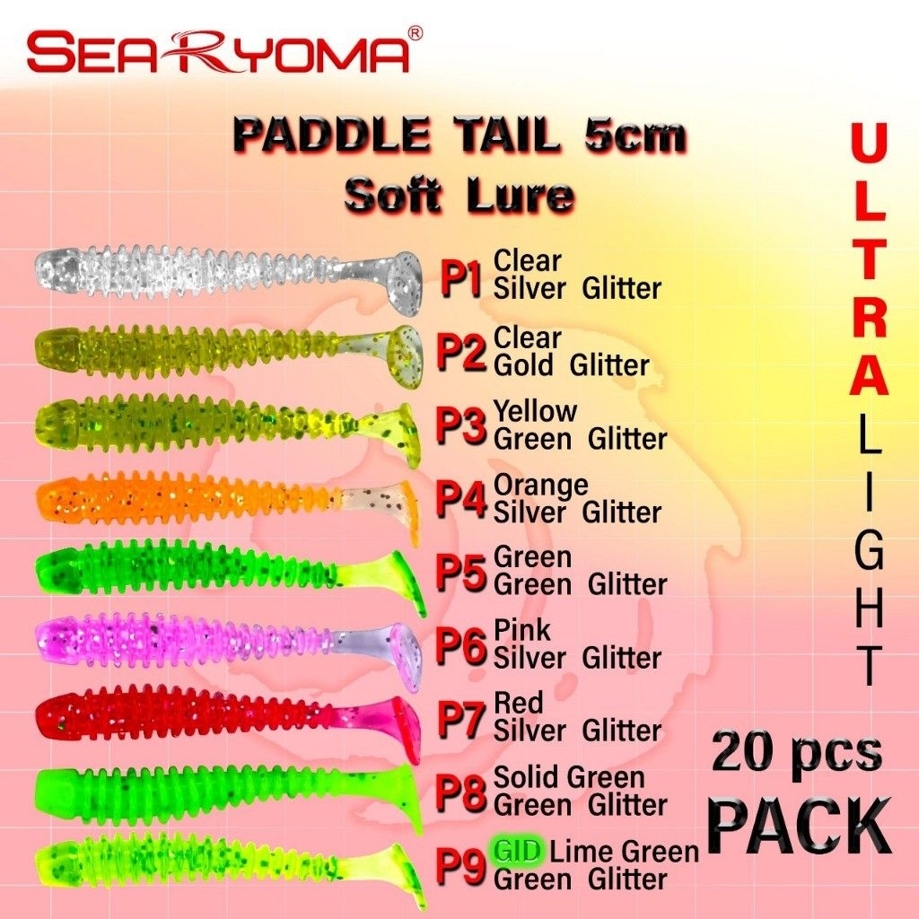Jual Softlure Padle tail 5cm | Shopee Indonesia