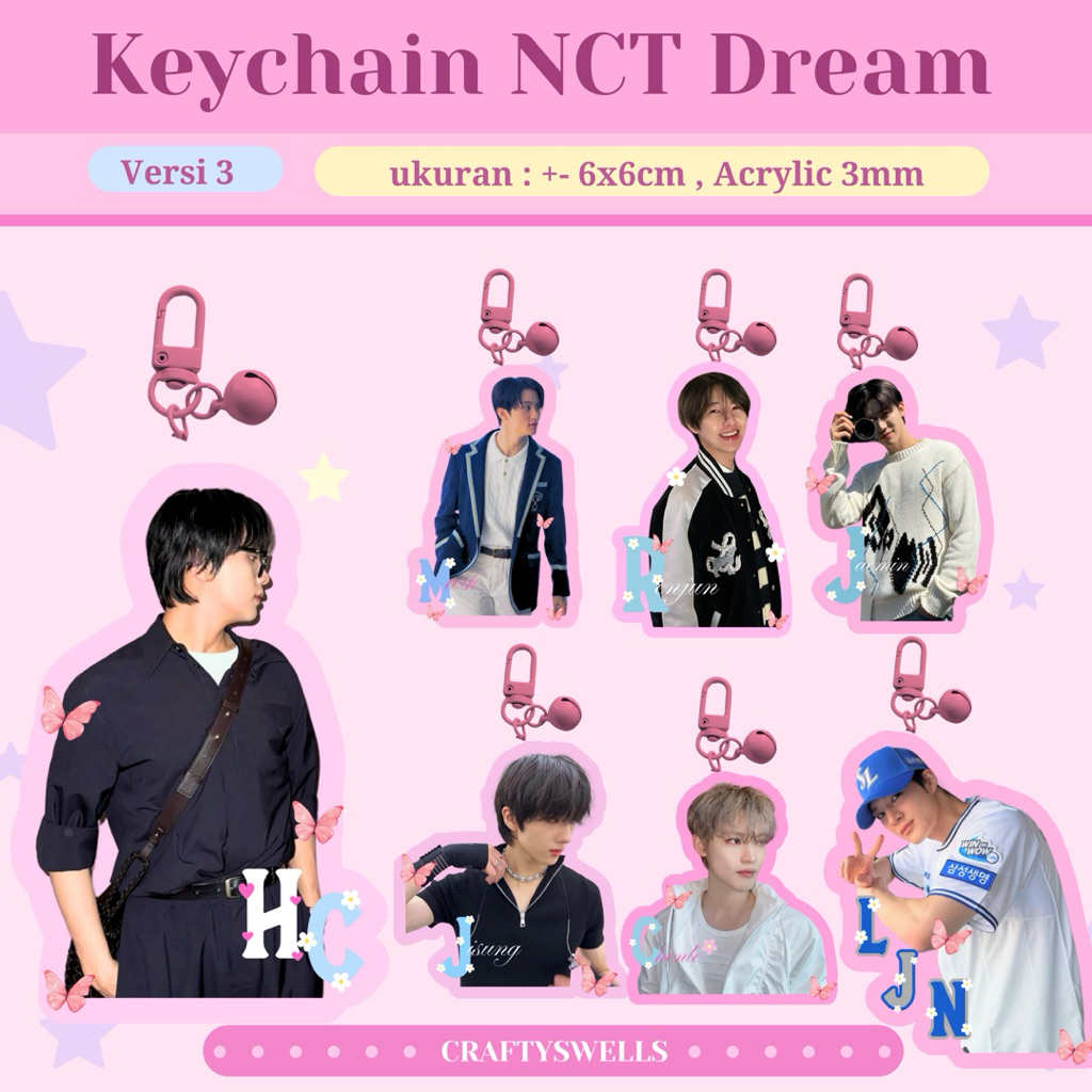 Jual KEYCHAIN NCT DREAM | KEYCHAIN KPOP | VER 1 2 3 | Shopee Indonesia