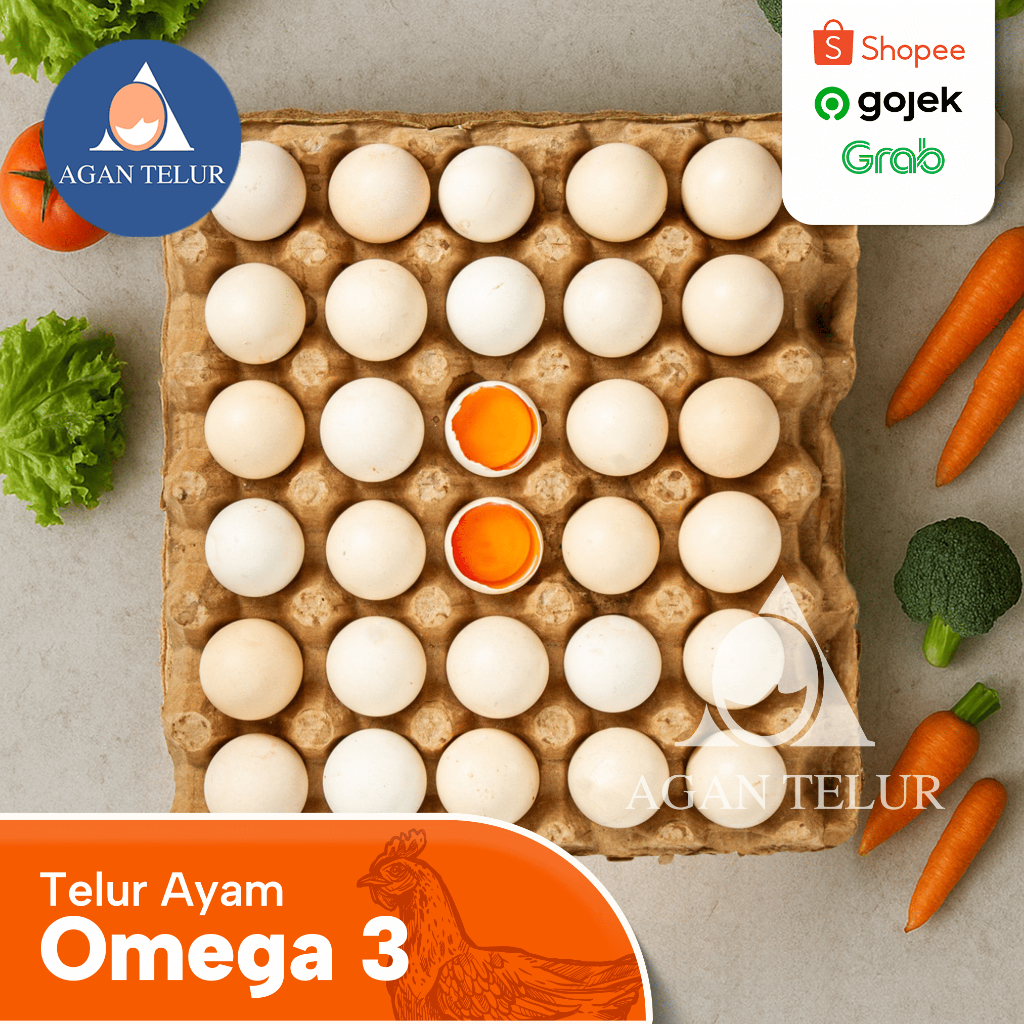 Jual TELUR AYAM KAMPUNG OMEGA/TELUR KAMPUNG OMEGA isi 30 BUTIR-Fresh ...