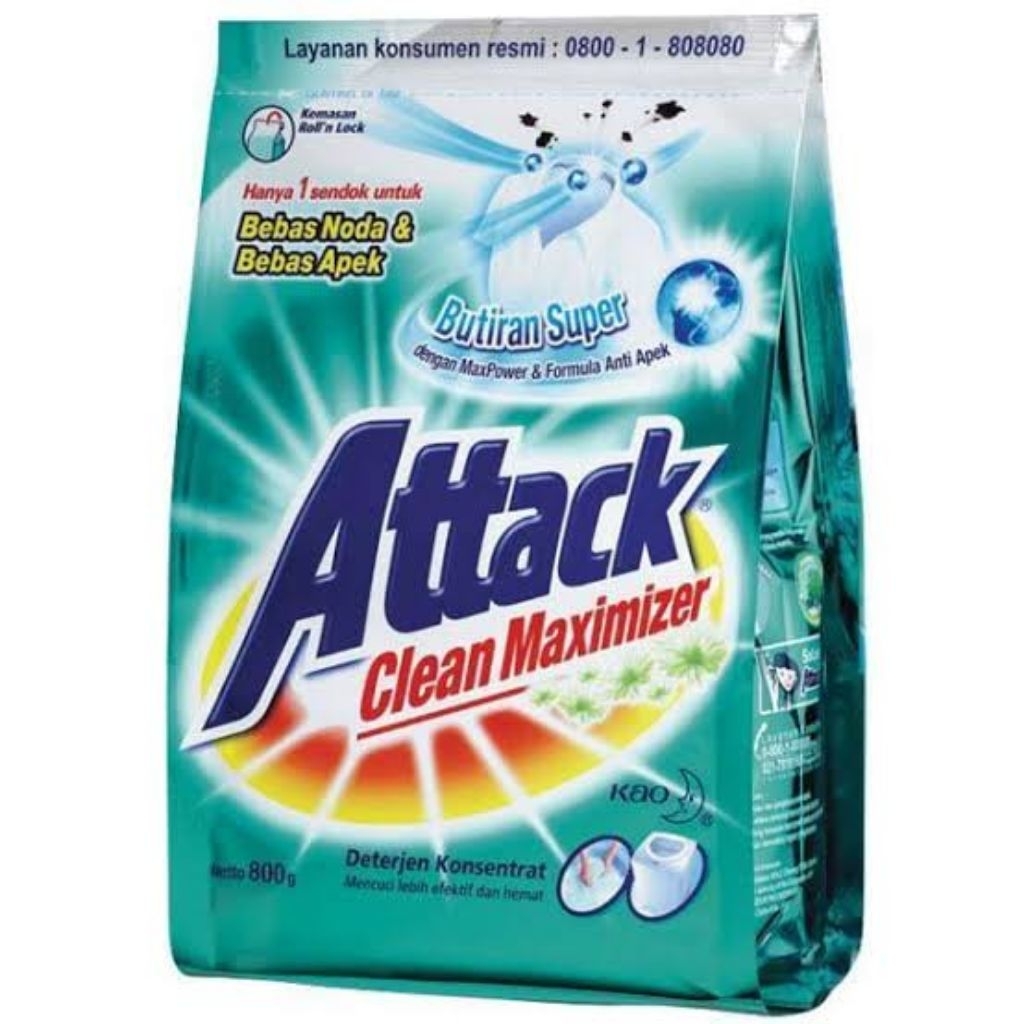 Jual deterjen bubuk konsentrat attack clean maximizer | Shopee Indonesia