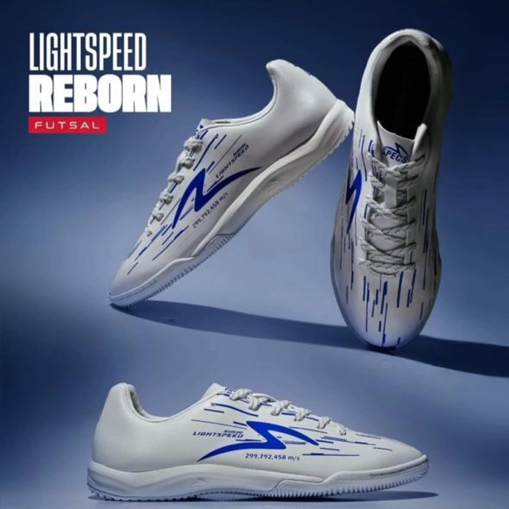 Jual LIGHTSPEED REBORN WHITE DAZLING BLUE | Shopee Indonesia