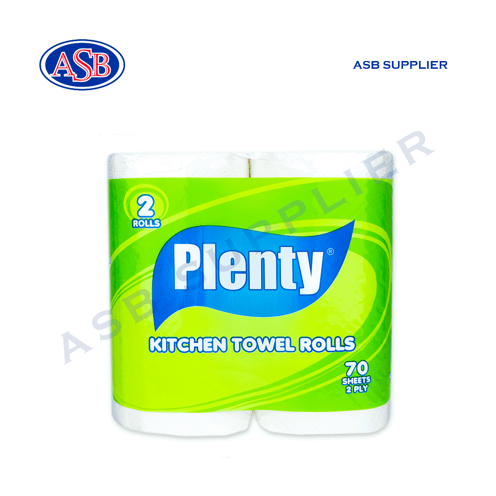 Jual Tissue / Tisu PLENTY Kitchen Towel Roll (2 Rolls x 70 Sheets ...