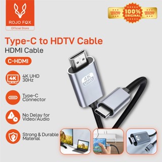Jual ROJO FOX HDMI to Type C Kabel HDMI Hp Ke Tv Converter MHL 2M | (Hanya untuk HP dengan MHL ...