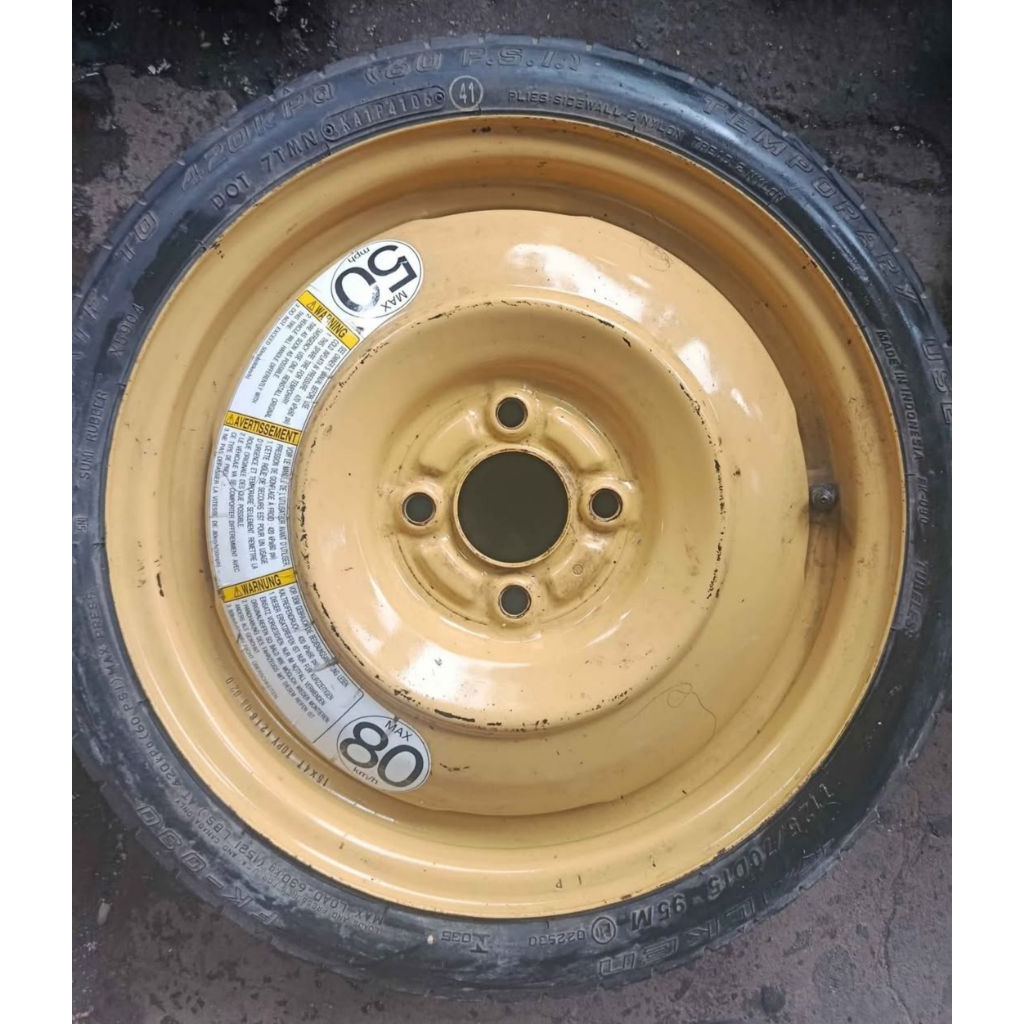 Jual Ban Serep Cadangan Temporary R15 Swift Jazz Brio - Pcd 4x100 ...