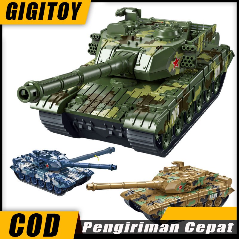 Jual GIGITOY Mainan tank mainan model kit tank mainan perang/ erangan ...