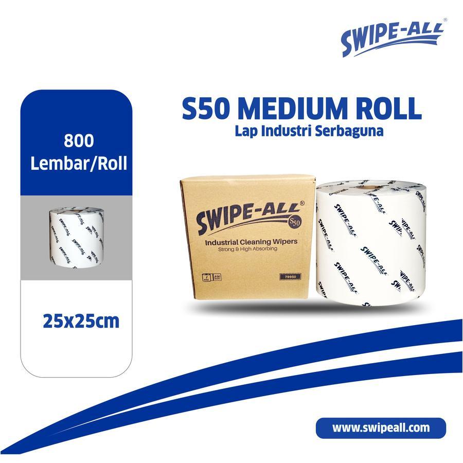Jual Swipe-All S50 Roll Medium Duty Industrial Wipes/ pengganti kain ...