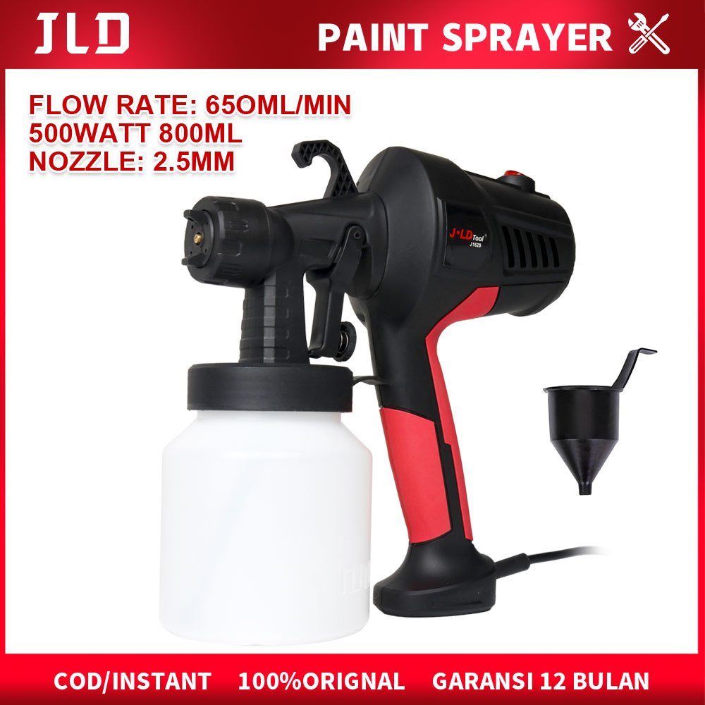 Jual JLD Spray Gun Cat Elektrik 500W Paint Sprayer Adjustable Nozzle ...
