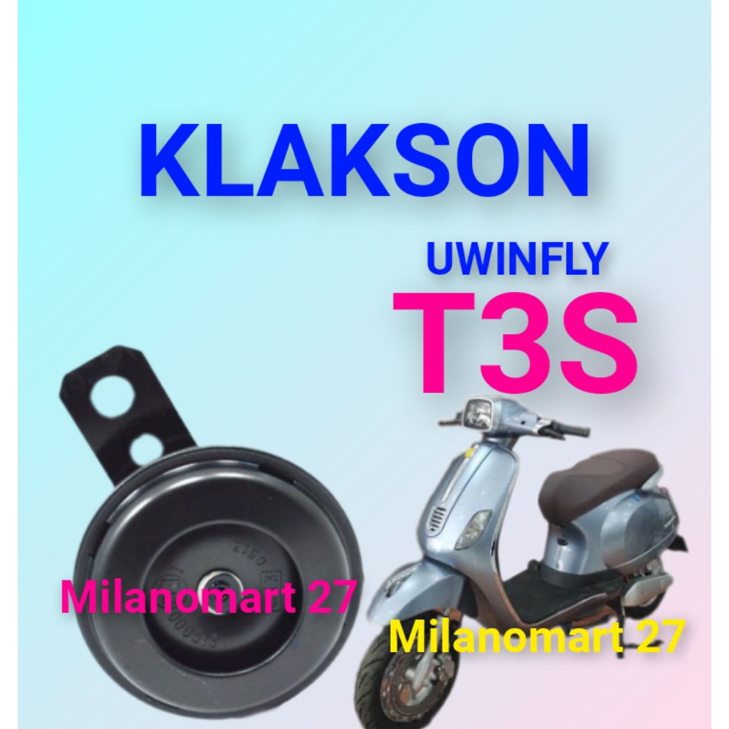 Jual klakson uwinfly t3s bel klakson motor listrik uwinfly T3S | Shopee ...