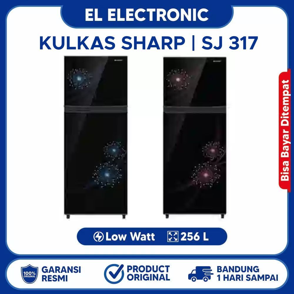 Jual KULKAS SHARP 2 PINTU SJ 317 BARANG BARU BERGARANSI RESMI | Shopee Indonesia