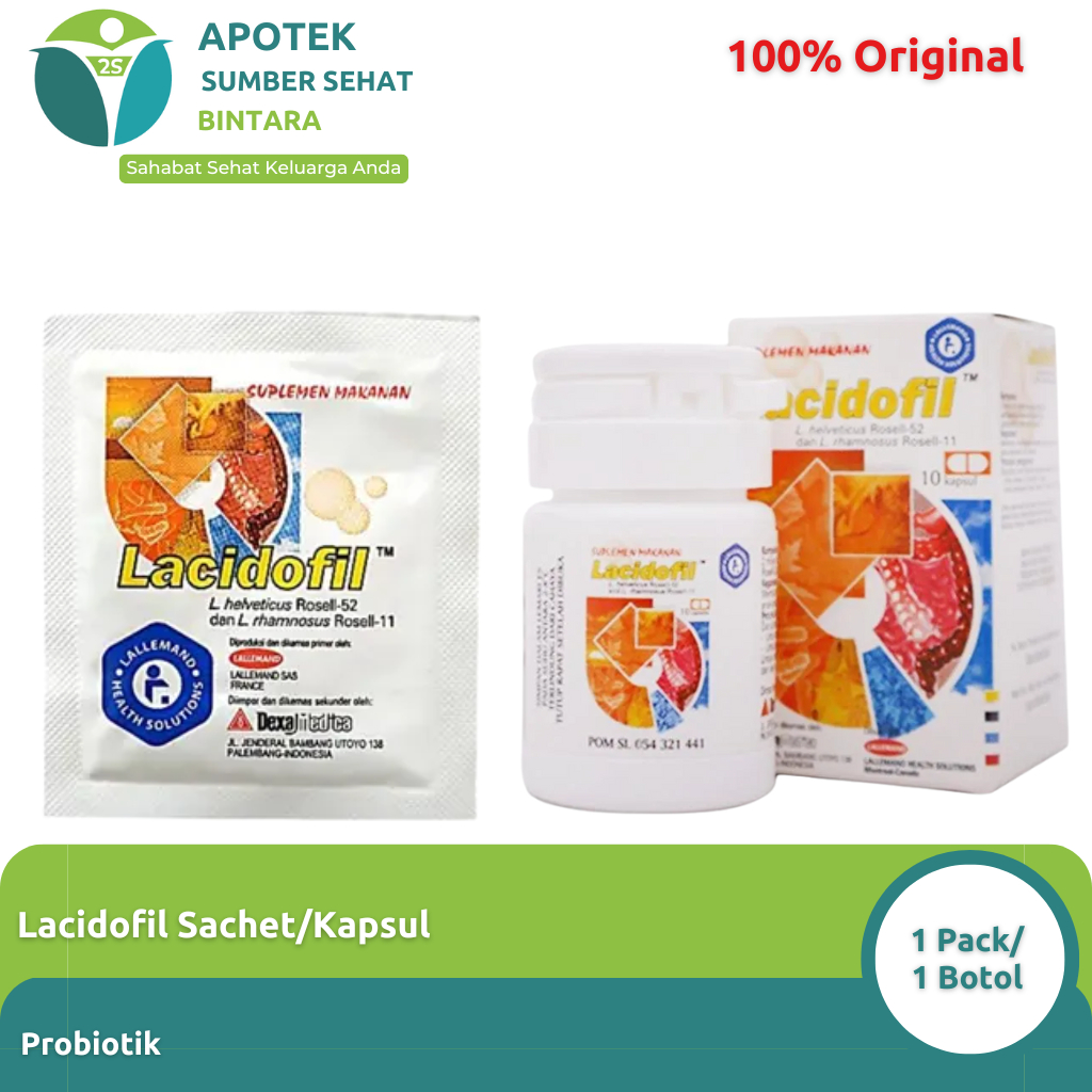 Jual Lacidofil Sachet?kapsul - Probiotik Vitamin Usus Pencernaan ...