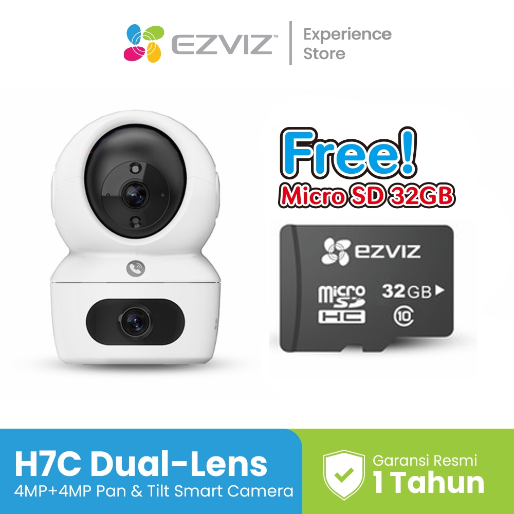 Jual Ezviz H7c Dual-Lens 2K+ & 2K+ 8MP Smart Home Wifi Camera | Shopee ...