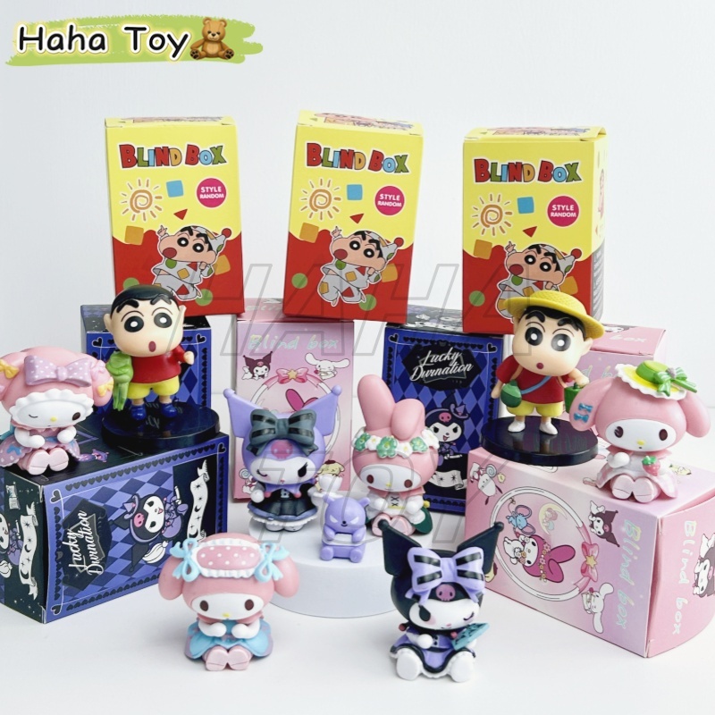 Jual HAHA TOY Mainan Kuromi Blind Box Karakter Lucu Dalam Kotak Melody ...
