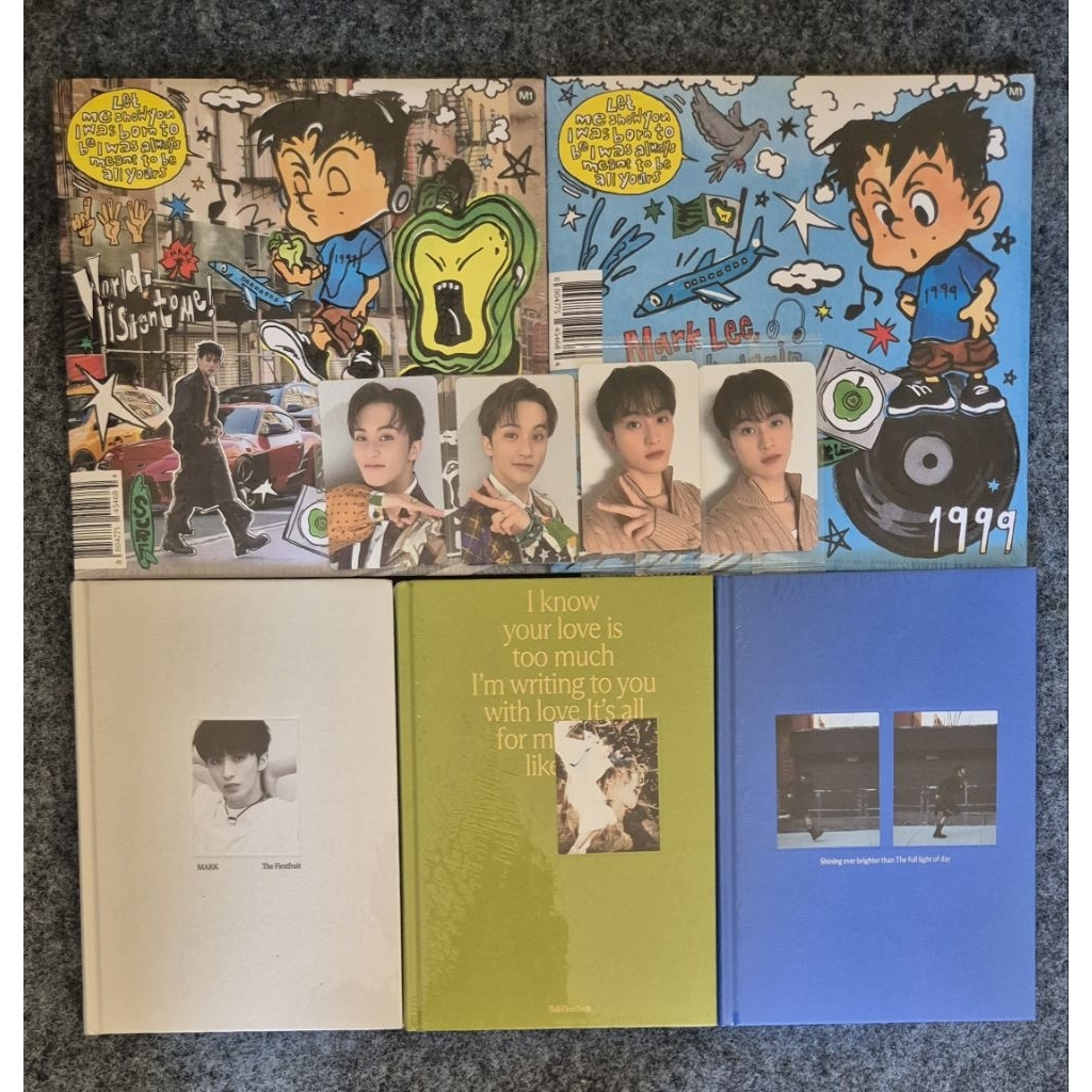 Jual [READY STOCK] Album Mark The First Fruit PHOTOBOOK VER SQUARE FLAP ...