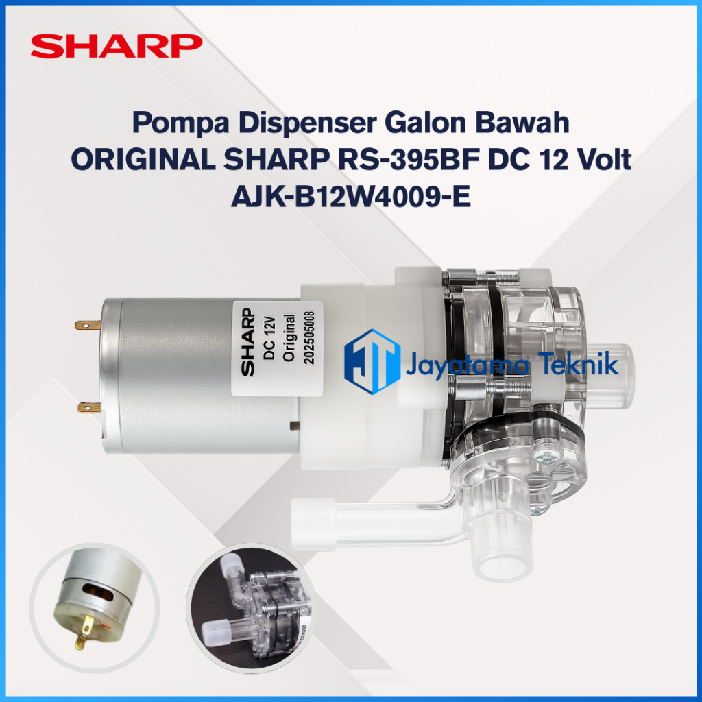 Jual Pompa Dispenser Galon Bawah SHARP Original 12V DC RS-395BF AJK ...